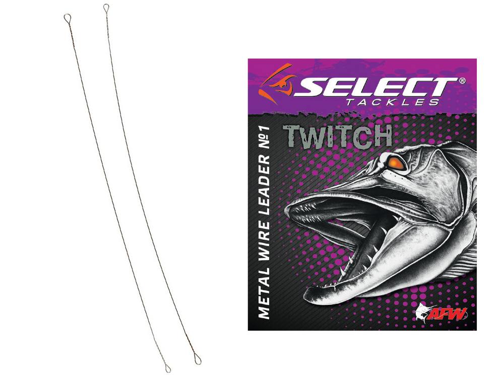 Select Twitch Metal Wire Leader - Cavetti d' acciaio, titanio e ...