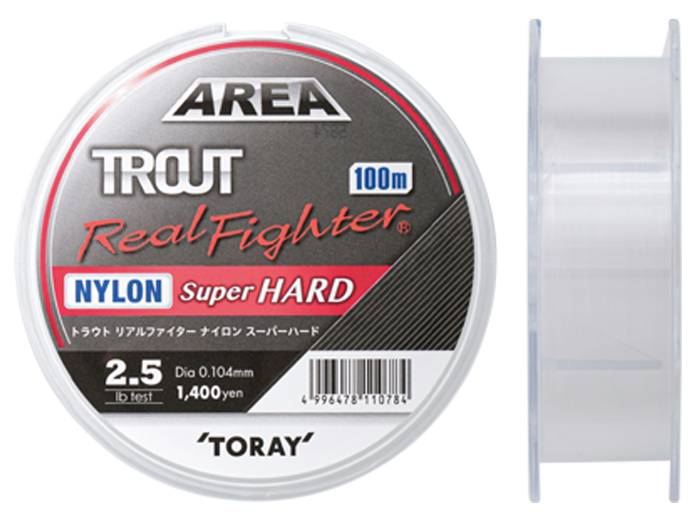 Toray Area Trout Real Fighter Nylon Super Hard - Monofilo da Spinning - Negozio di pesca ESCHE-PESCA
